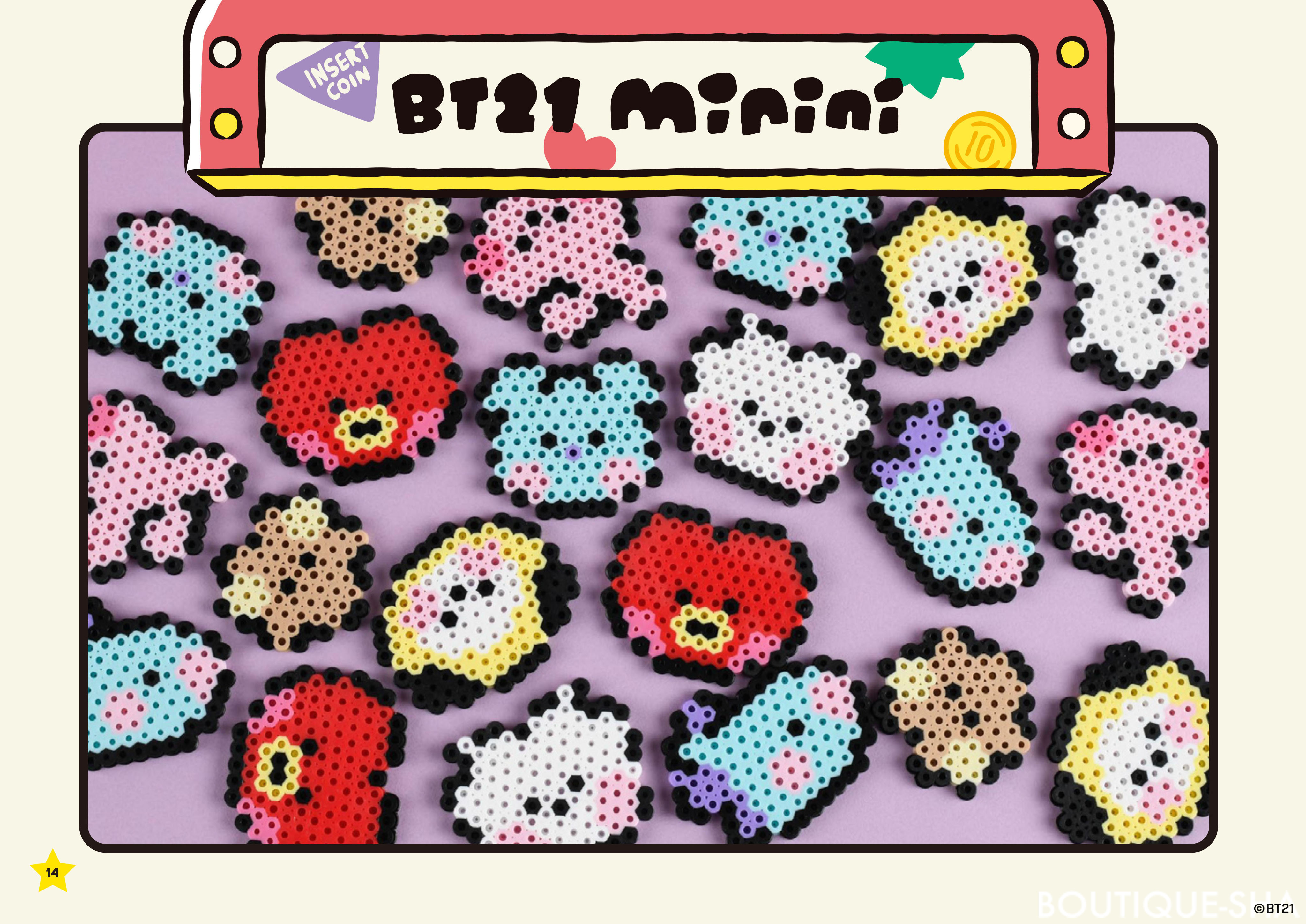 BT21アイロンビーズ | 本の情報 | ブティック社